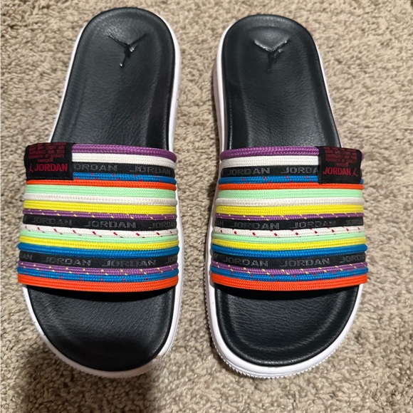 Nike | Shoes | Jordan Multicolor Slide Sandals | Poshmark